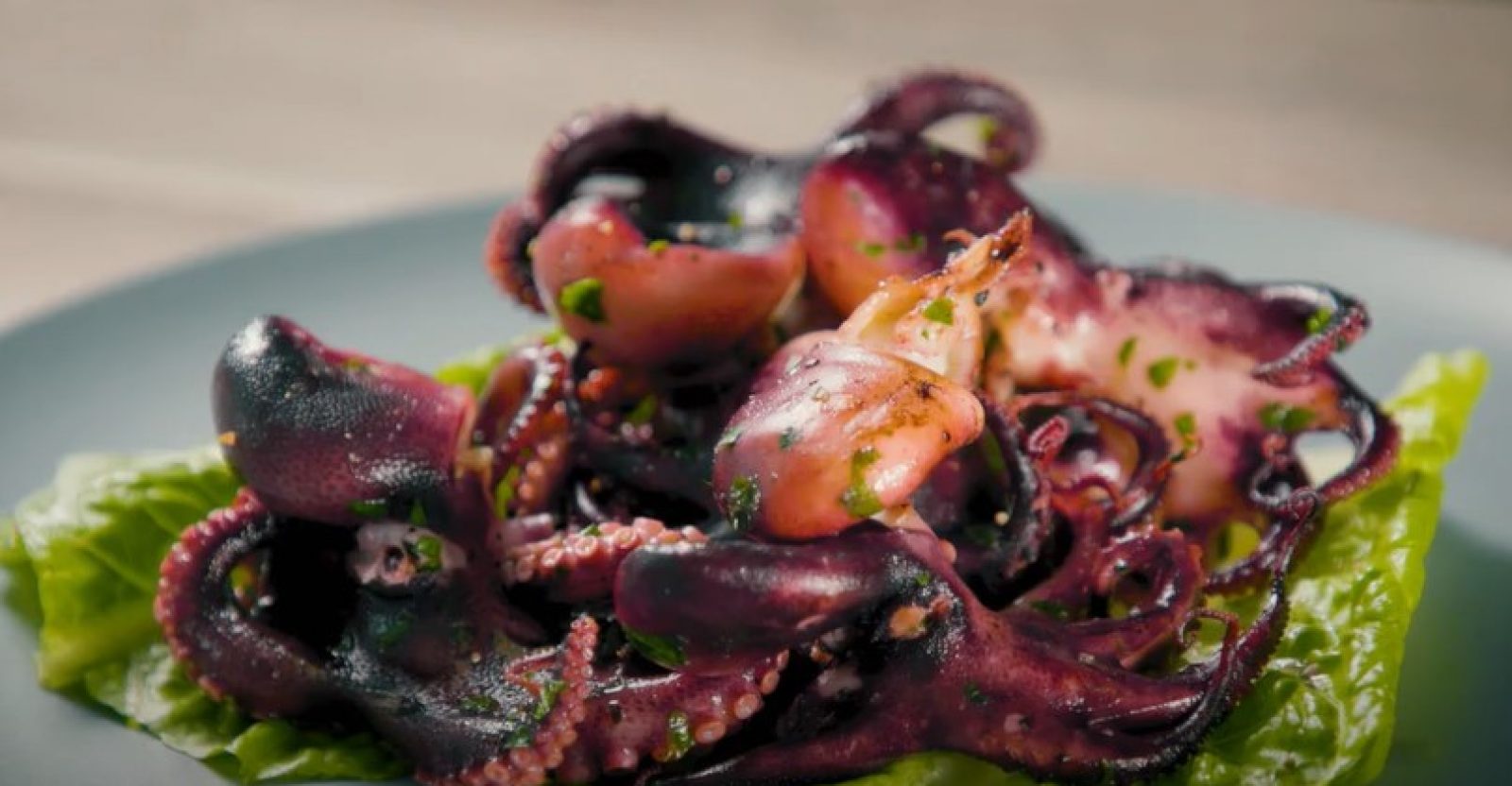 How to Grill Baby Octopus