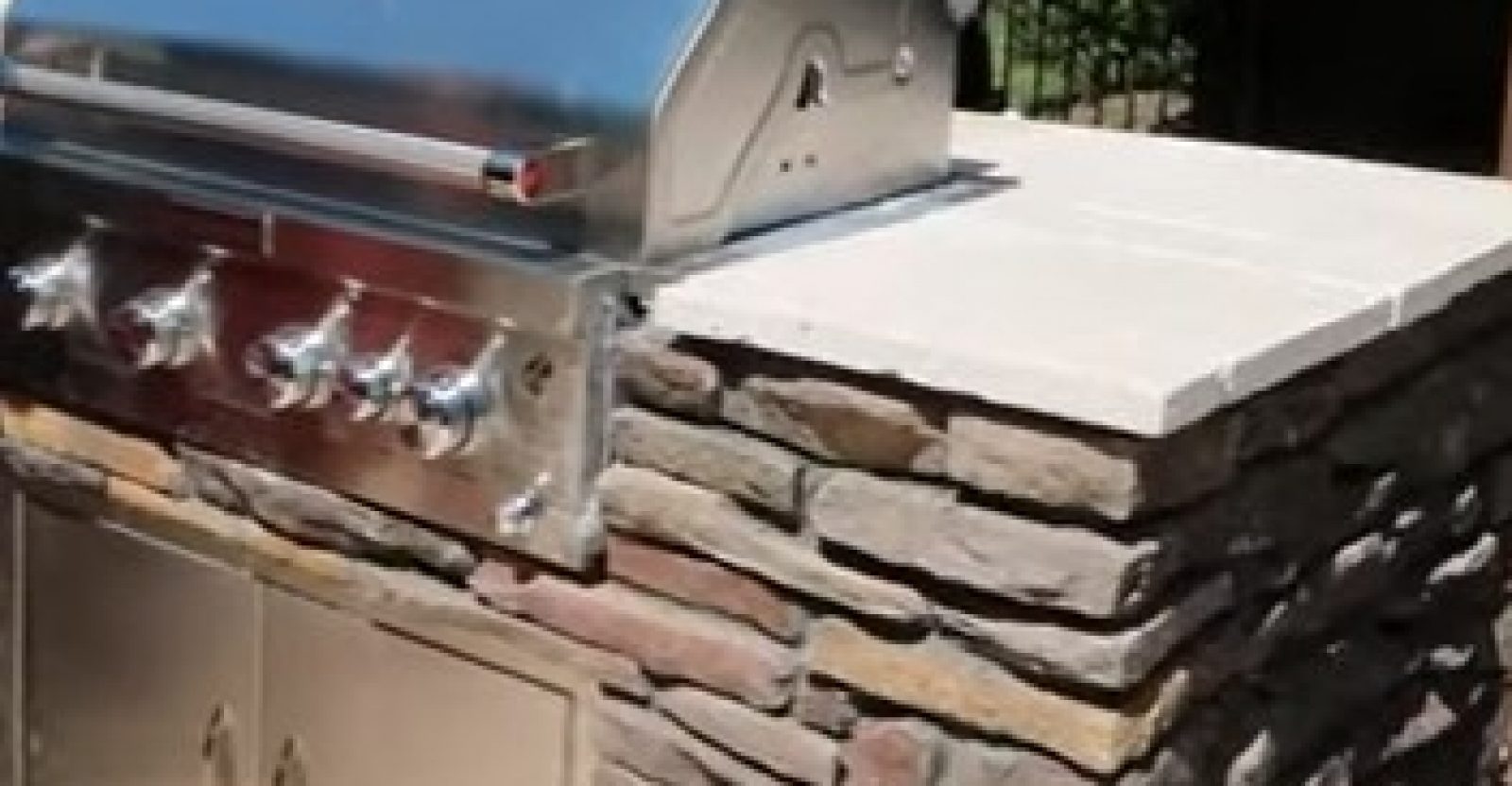How To Build Outdoor Grill With Stone